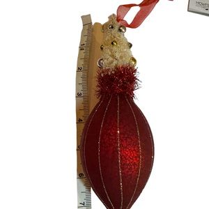GANZ | Holiday | New Glass Teardrop Vintage Style Red Christmas ...